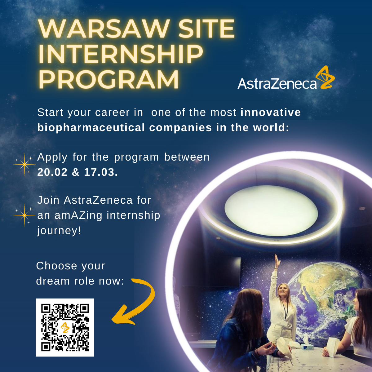 Warsaw Site Internship Program - letni program stażowy AstraZeneca | Serwis Kariera